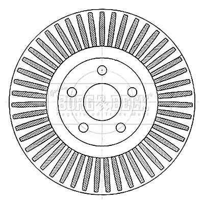 CAPSautomotive Brake Disc Rotor 2019816 for Borg & Beck BBD6124S | eBay
