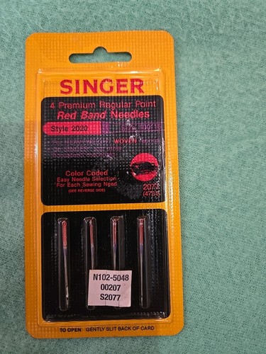 4 Red Band Needles Style 2020 (2077) Heavy Wt 100/16 | eBay