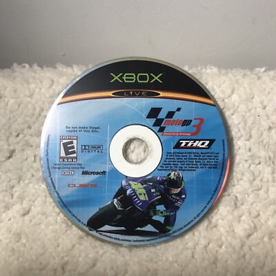 Moto GP 3 - (Original Xbox, 2005) *Great Condition* Black Label ...
