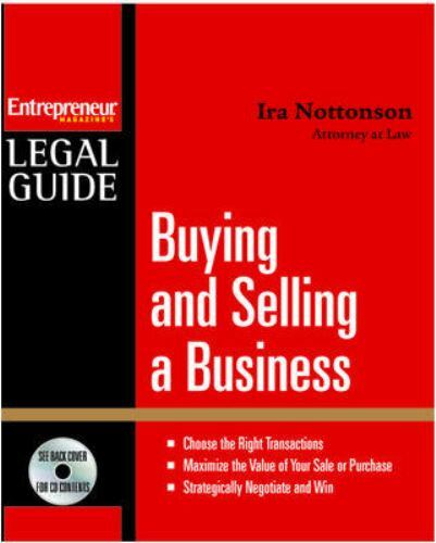 Buying and Selling a Business (Entrepreneur Legal Guides) by Ira ...