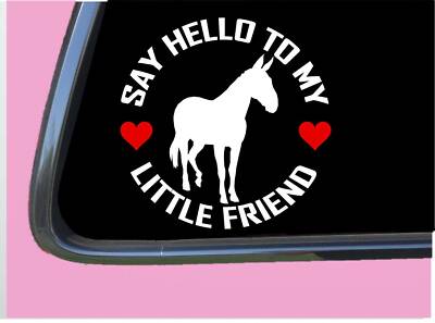 Mule my Little Friend TP 1071 vinyl 6" Decal Sticker horse | eBay