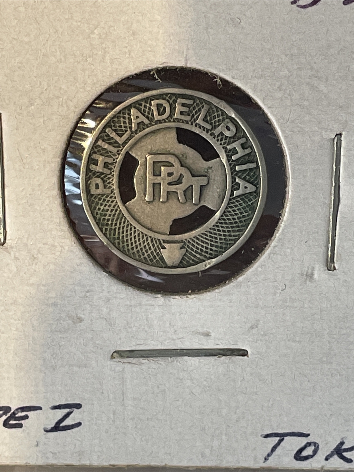 Vintage PRT Philadelphia Rapid Transit Good for One Fare Token COIN | eBay