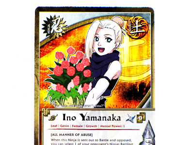 Ino Yamanaka Flower Jutsu Flower And Garden Photo