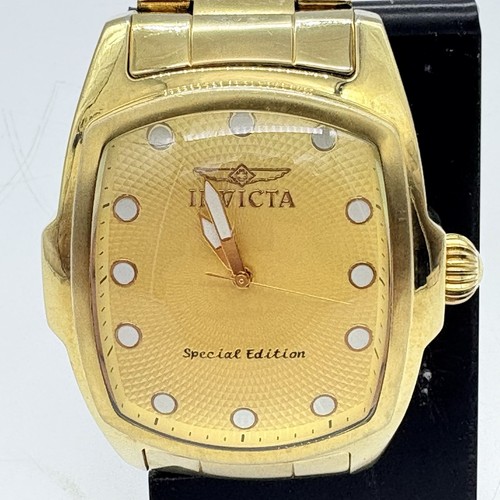 Invicta GRAND LUPAH 15854 Men's Special Ed Watch Gold 47mm Quartz Gold ...