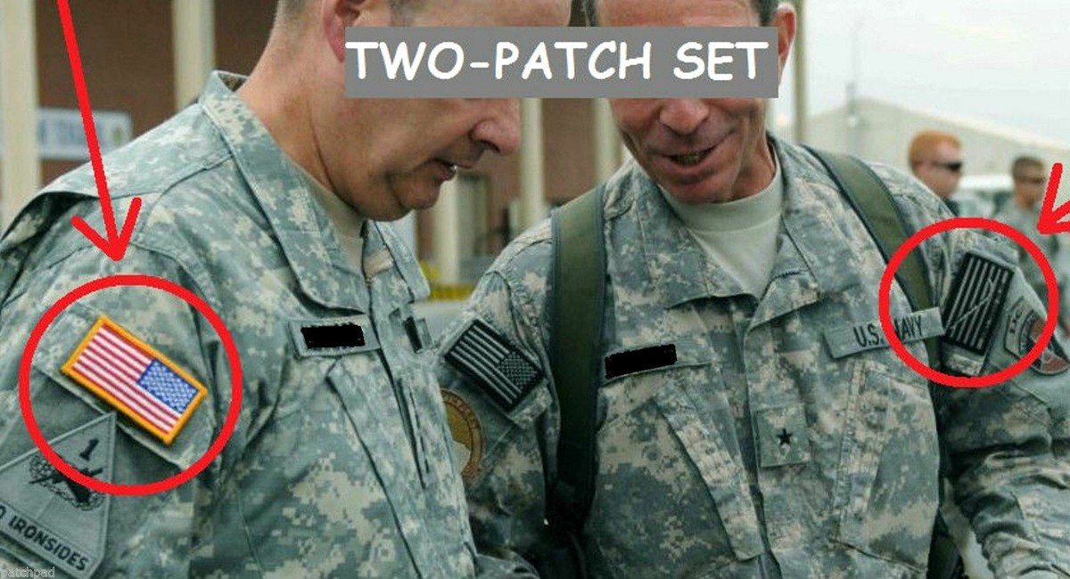 Us Flag On Military Uniforms