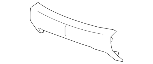 GM Silver Ultra Metallic Front Lower Bumper Cover 22858370 | eBay