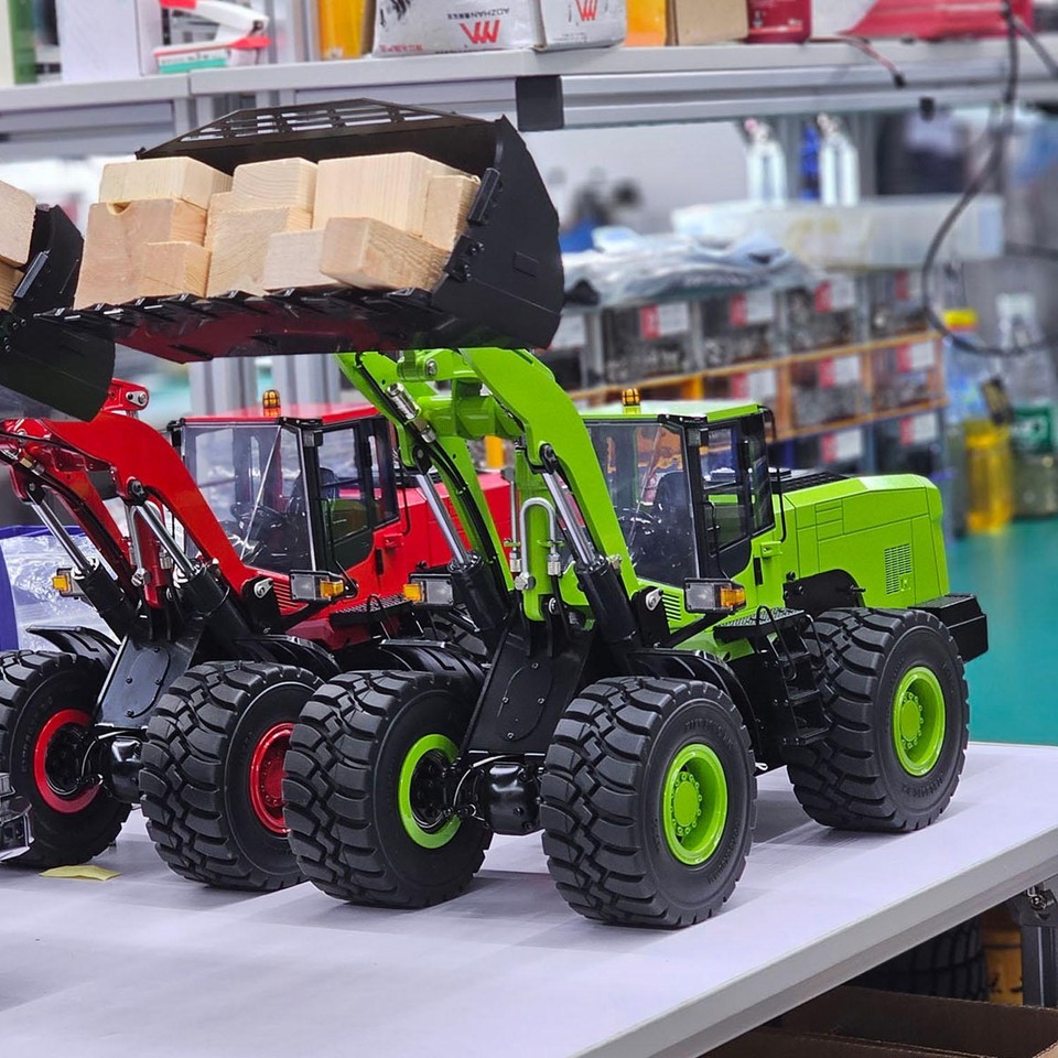 1/14 RC Metal Hydraulic Loader WA480 Construction Heavy Machine Quick ...