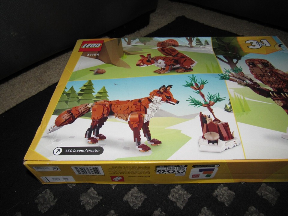 LEGO Creator 31154 Forest Animals Red Fox 3-in-1 Owl Squirrel Brand NEW ...
