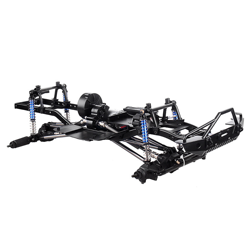INJORA 313mm 12.3" Wheelbase Assembled Frame Chassis for 1/10 SCX10 II ...