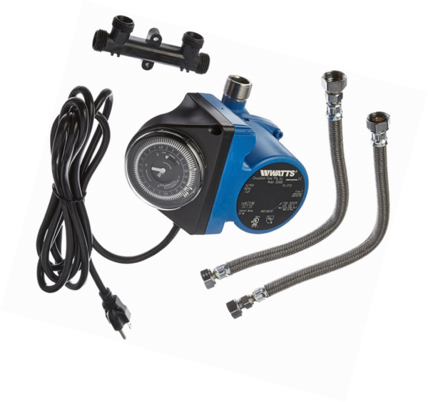 Watts 500800 Premier Instant Hot Water Recirculating Pump System with ...