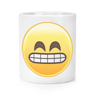 Awkward Teeth Face Emoji Makeup Brush Pencil Pot - Funny Smiley | eBay