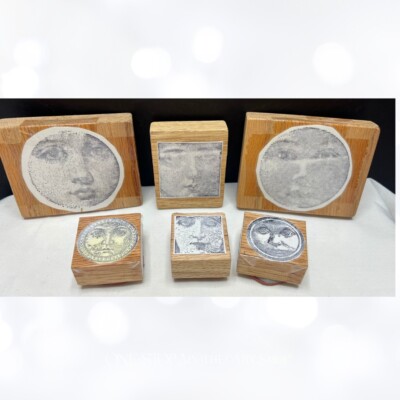 FACES Mixed Media Art Journal Rubber Stamps Lot of 6 | eBay