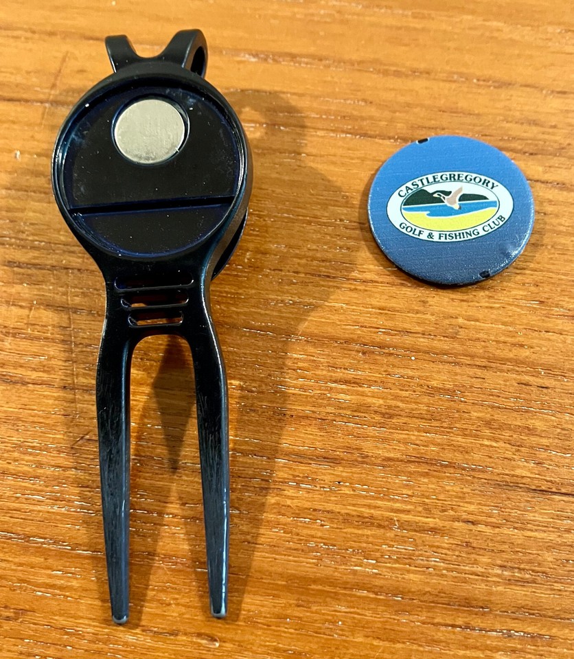 Castlegregory Golf Fishing Club (Ireland) Logo Golf Ball Mark Divot ...