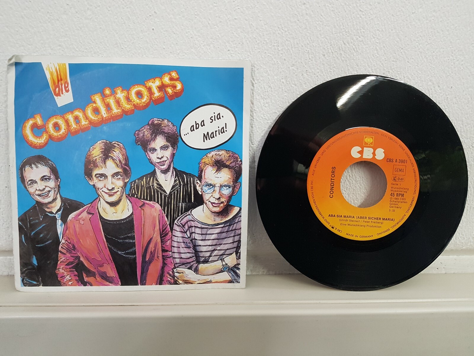 Die Conditors ...Aba Sia, Maria! (Aber Sicher Maria) Afrika 7“ Single ...