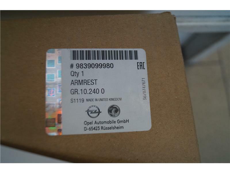 Original OPEL Corsa F Mittlarmlehne Armlehne 9839099980 NEU | eBay