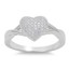 .925 Sterling Silver Infinity Heart CZ Promise Ring Available in Sizes ...