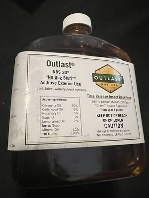 Outlast NBS 30 Natural Pest Repellent 16oz Exterior Additive | eBay