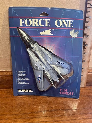 VTG ERTL Force One F-14 Tomcat U.S. Navy Military Jet Diecast Metal ...