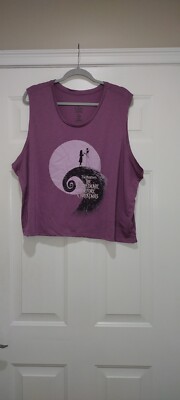 Disney The Nightmare Before Christmas Purple Tank Size 3X | eBay