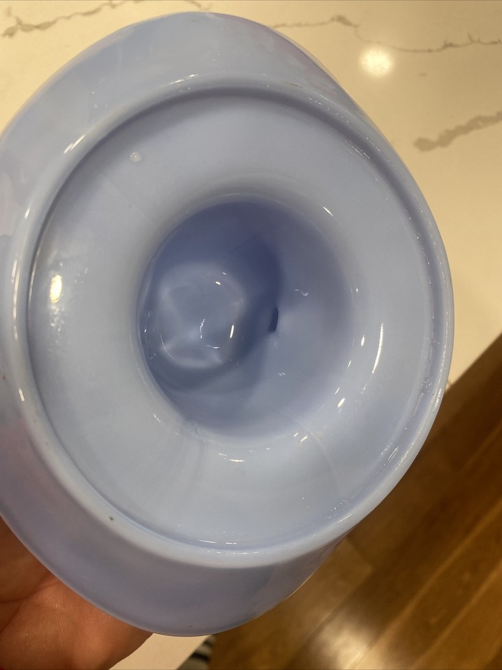 Vintage Jeanette Delphite Glass USA Cowboy Hat Trinket Dresser Coin ...