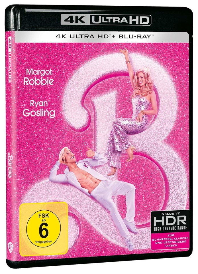 Barbie (4K UHD Blu-ray) Margot Robbie Ryan Gosling Greta Gerwig | eBay