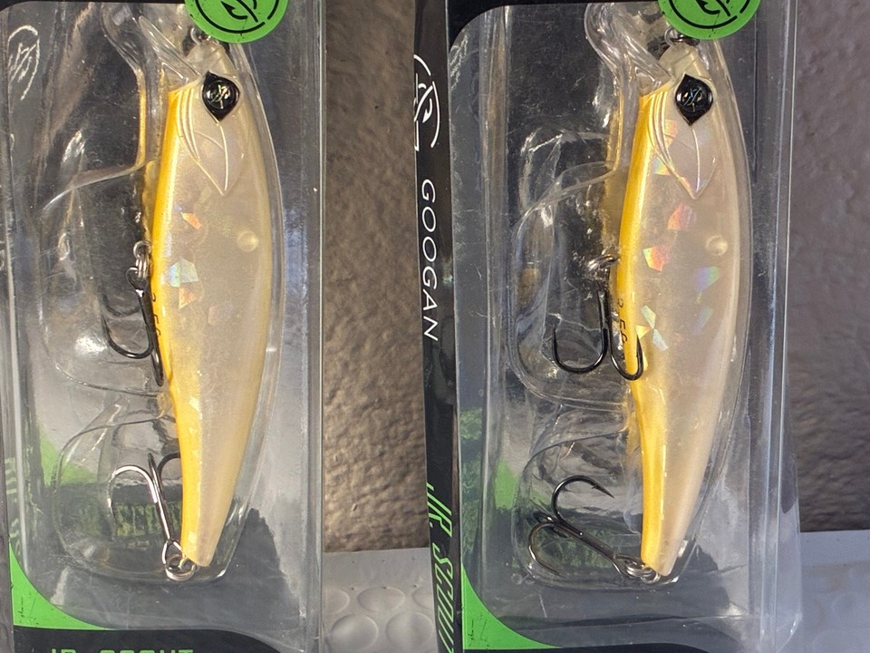 (LOT OF 2) Googan Squad. Jr. Scout Lures. Pearl Bone **New | eBay