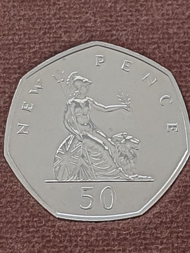 1974 PROOF Large 50p Fifty Pence New Pence Britannia Coin BUNC | eBay