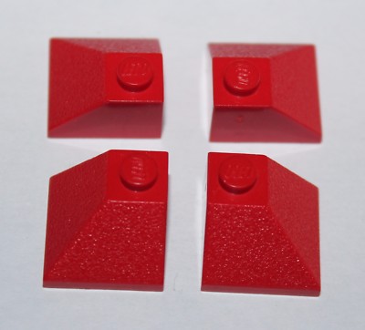 Lego Red Slope 45 2x2 Double Convex ref 3045/sets 6076.7637.305.4031 ...