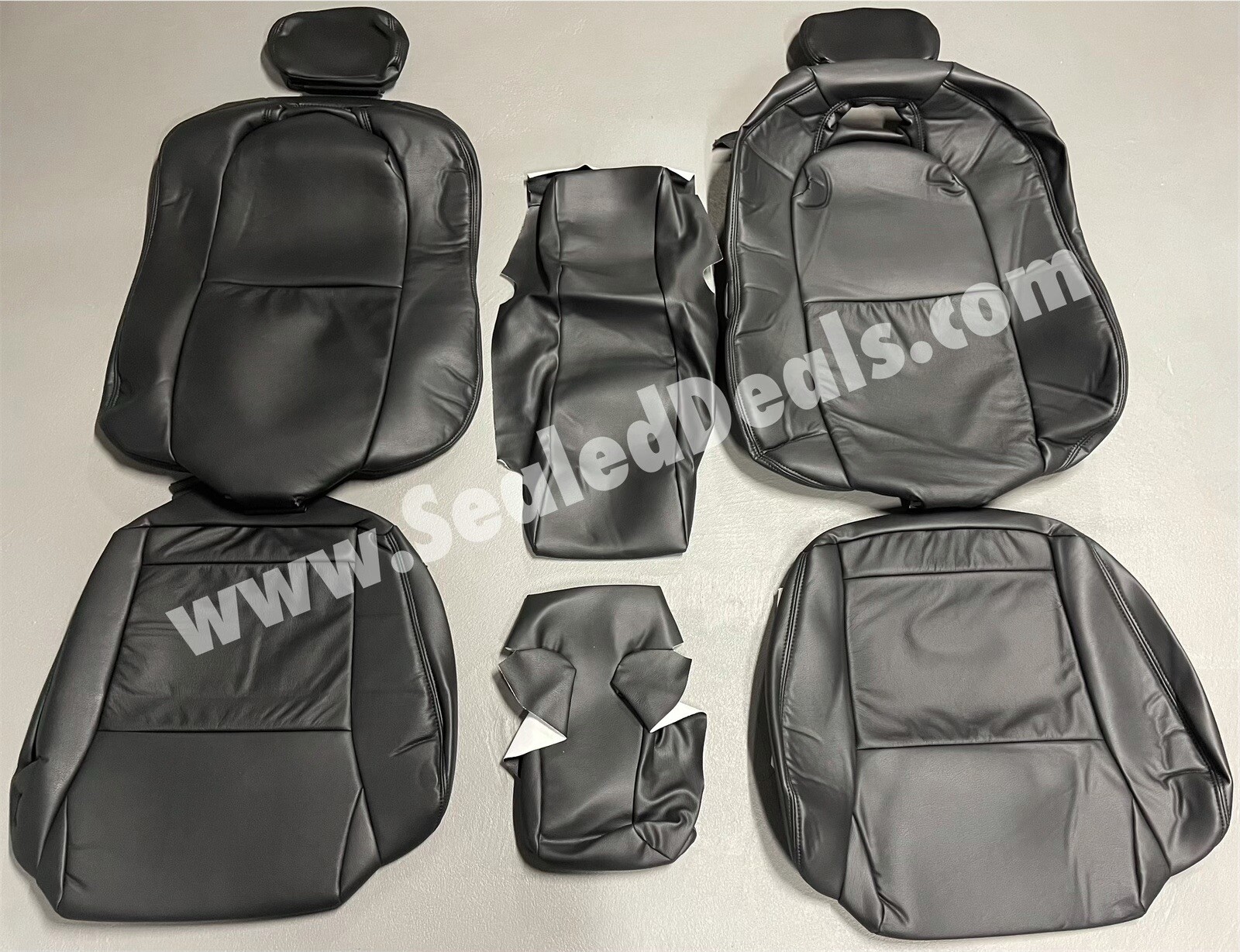 Katzkin Black Replacement Leather Seat Covers for 2004 2005 2006 ...
