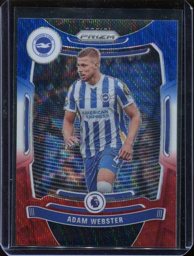 2021-2022 Prizm Premier League Soccer Red White Blue Adam Webster #185 ...