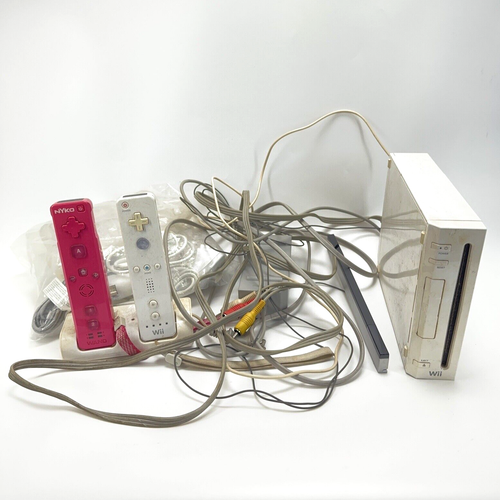 Nintendo Wii Model RVL-001 USA Game Console Bundle Super Smash W ...