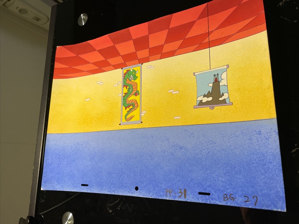 Animation cel BACKGROUNDS production art cels anime vintage cartoons ...