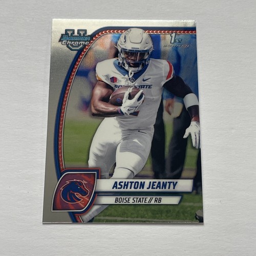 Ashton Jeanty 2024 Bowman U Chrome #17 Base 1st Rookie RC Boise State ...