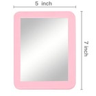Magnetic Locker Mirror, 5x7 Real Glass Small Mirrors for Locker with ...