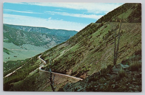 Beartooth Highway Montana, Switchbacks Yellowstone Park, Vintage Postcard | eBay