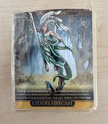 Warhammer Fantasy - Wood Elves - Wood Elf Spellweaver with Staff ...