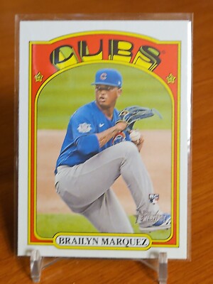 2021 Topps Heritage High Number Base #598 Brailyn Marquez - Chicago ...