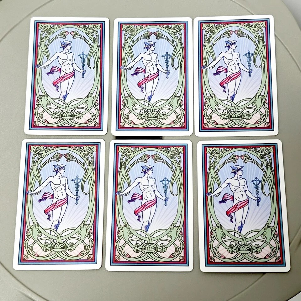 40 Cards the Burning Serpent Oracle Based on 19Th Century Lenormand ...