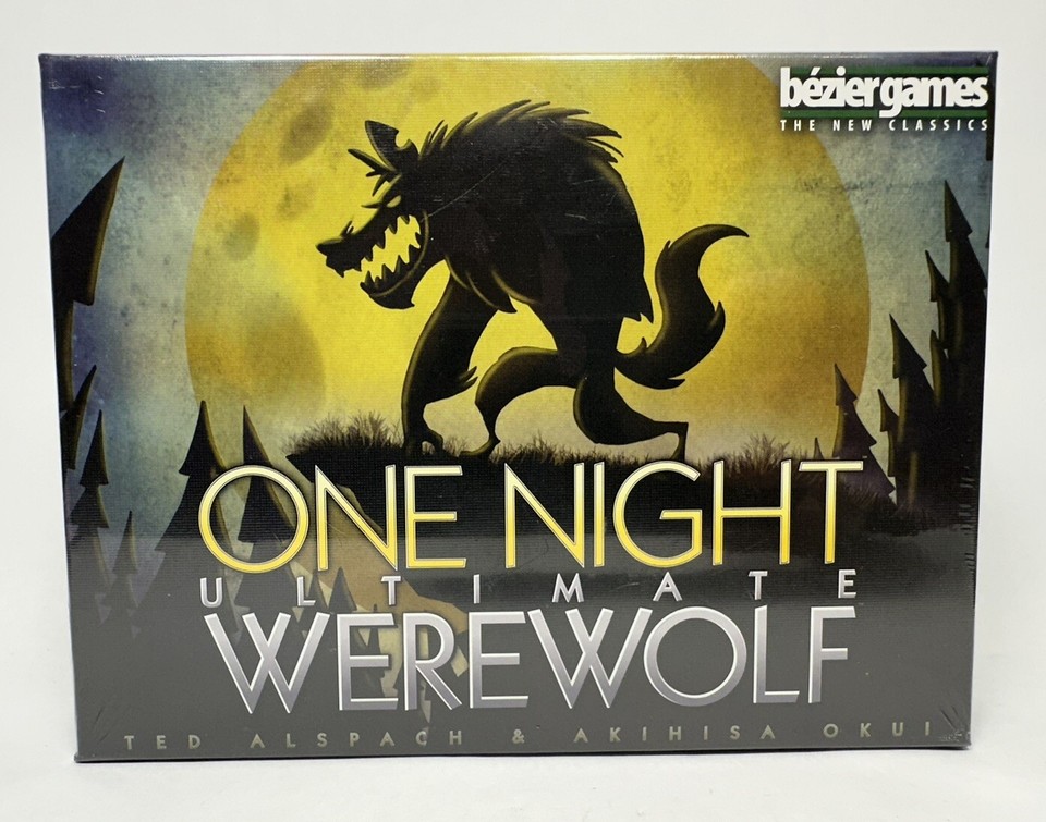 One Night Ultimate Werewolf Bezier Games Ted Alspach & Akihisa Okui New ...
