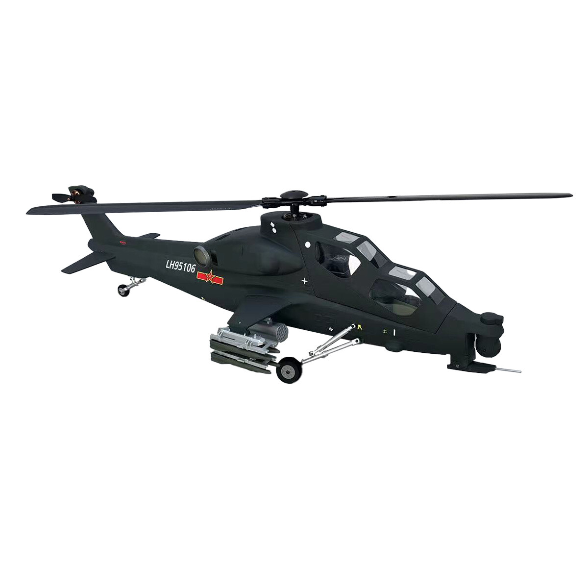 Roban 470 Size CAIC Z-10 Fiery Thunderbol ARF RC Helicopter Scale ...