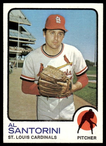 1973 Topps Baseball Card Al Santorini St. Louis Cardinals #24 EX-MT | eBay
