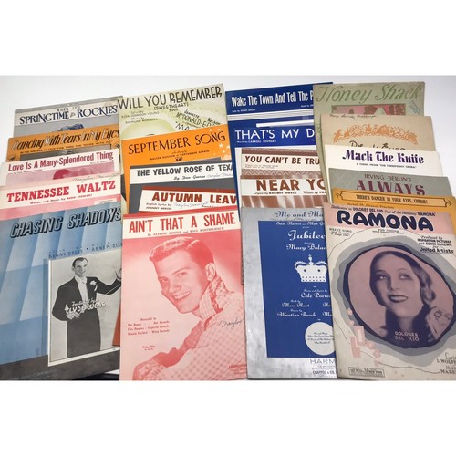 Vintage Sheet Music Lot of 88 Song Books Piano Hollywood Movies Jazz ...