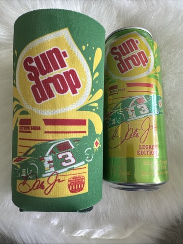 Dale Earnhardt Jr SunDrop 16 Oz Unopened Can Tall Boy Late Model Koozie ...