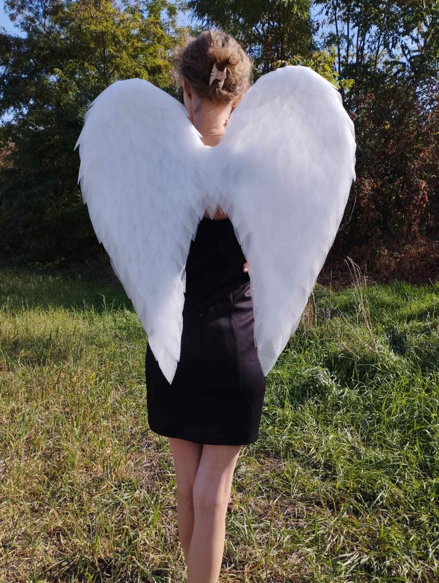 Realistic Angel Wings Costume FashionWings (TM) Children's White
