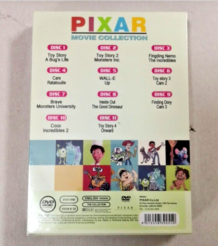 Pixar Movie Collection (DVD, Set of 11 Discs) for sale online | eBay