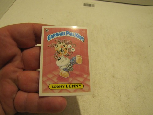 1985 GARBAGE PAIL KIDS GPK SERIES 1 UK MINI SERIES OS1 LOONY LENNY 17B ...