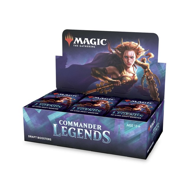 Magic The Gathering Commander Legends - Draft Booster Box, 24 Packs ...