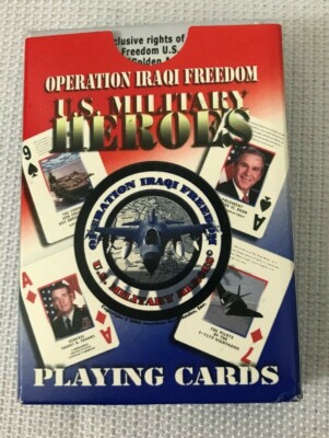 NEW OPERATION IRAQI FREEDOM Playing Cards US Military Heroes Deck | eBay