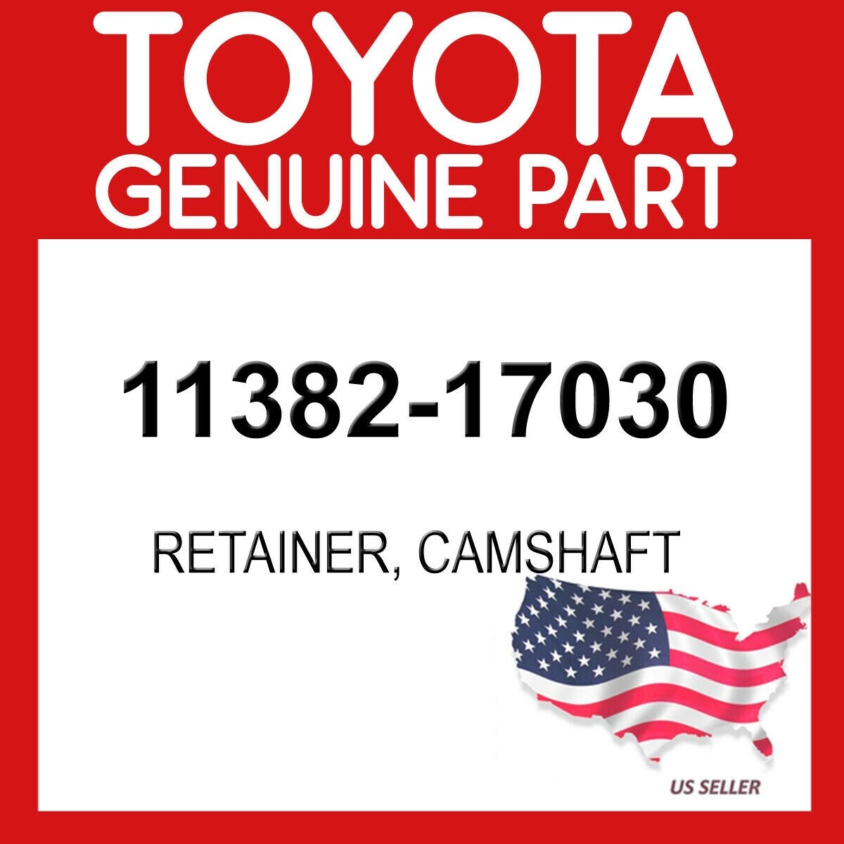Toyota Genuine 11382-17030 Retainer Camshaft 1138217030 OEM | eBay