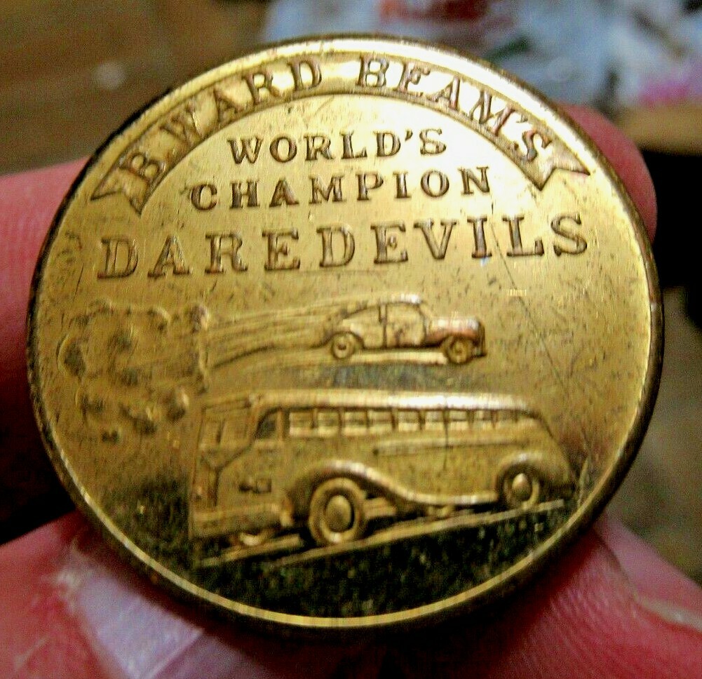 1940's Vintage B. Ward Beam's Medal, Daredevils, Lord's Prayer Good ...